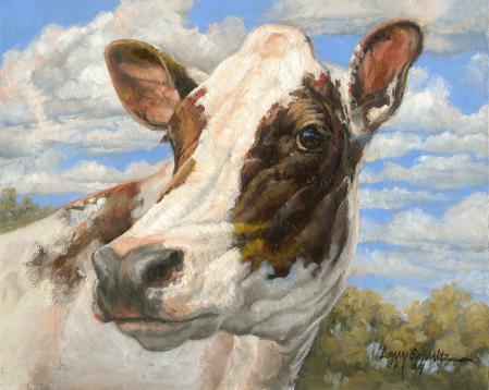 Sunny Beach Farm Studios - Cow Art Equine Artist Larry Schultz of ...