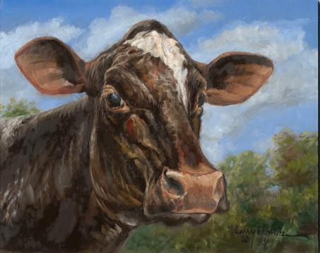 Sunny Beach Farm Studios - Cow Art Equine Artist Larry Schultz of ...