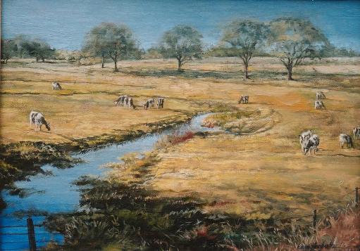 Sunny Beach Farm Studios - Cow Art Equine Artist Larry Schultz of ...