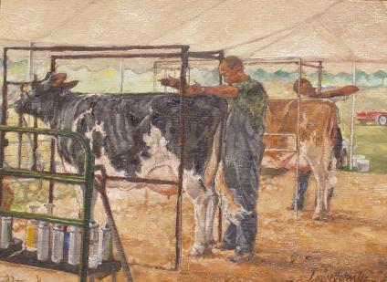 Sunny Beach Farm Studios - Cow Art Equine Artist Larry Schultz of ...