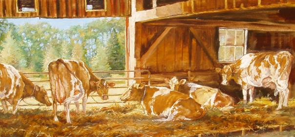 Sunny Beach Farm Studios - Cow Art Equine Artist Larry Schultz of ...