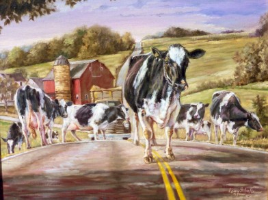 Sunny Beach Farm Studios - Cow Art Equine Artist Larry Schultz of ...