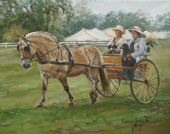 Sunny Beach Farm Studios - Cow Art Equine Artist Larry Schultz of ...