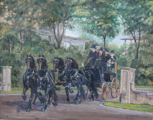 Sunny Beach Farm Studios - Cow Art Equine Artist Larry Schultz of ...