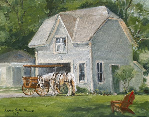 Sunny Beach Farm Studios - Cow Art Equine Artist Larry Schultz of ...