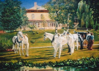 Sunny Beach Farm Studios - Cow Art Equine Artist Larry Schultz of ...