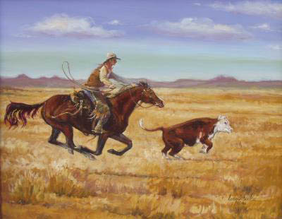 Sunny Beach Farm Studios - Cow Art Equine Artist Larry Schultz of ...