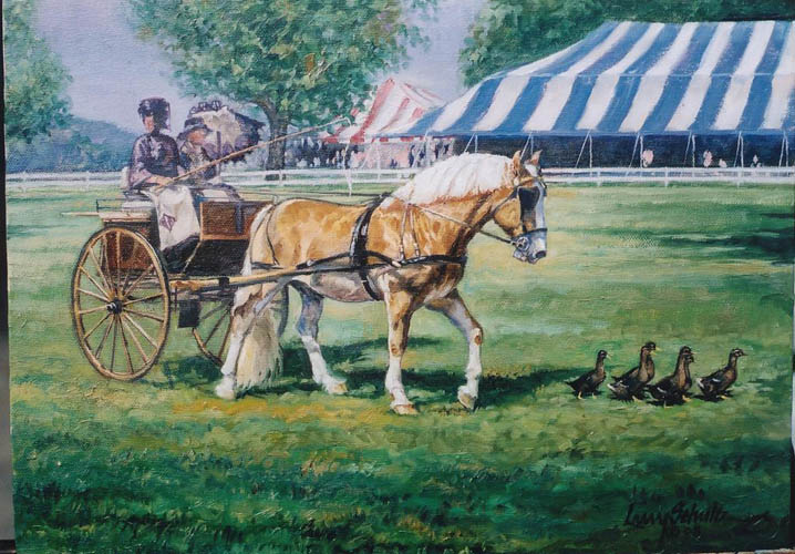 Sunny Beach Farm Studios - Cow Art Equine Artist Larry Schultz of ...