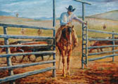 Sunny Beach Farm Studios - Cow Art Equine Artist Larry Schultz of ...