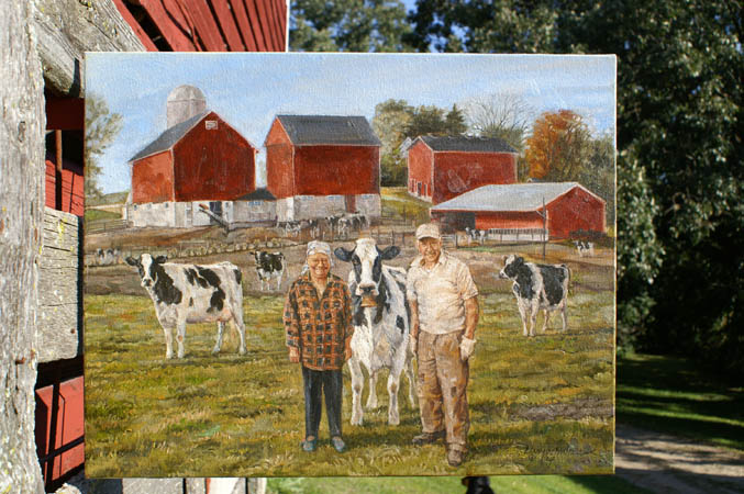 Sunny Beach Farm Studios - Cow Art Equine Artist Larry Schultz of ...