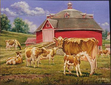 Sunny Beach Farm Studios - Cow Art Equine Artist Larry Schultz of ...