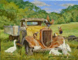 Sunny Beach Farm Studios - Cow Art Equine Artist Larry Schultz of ...